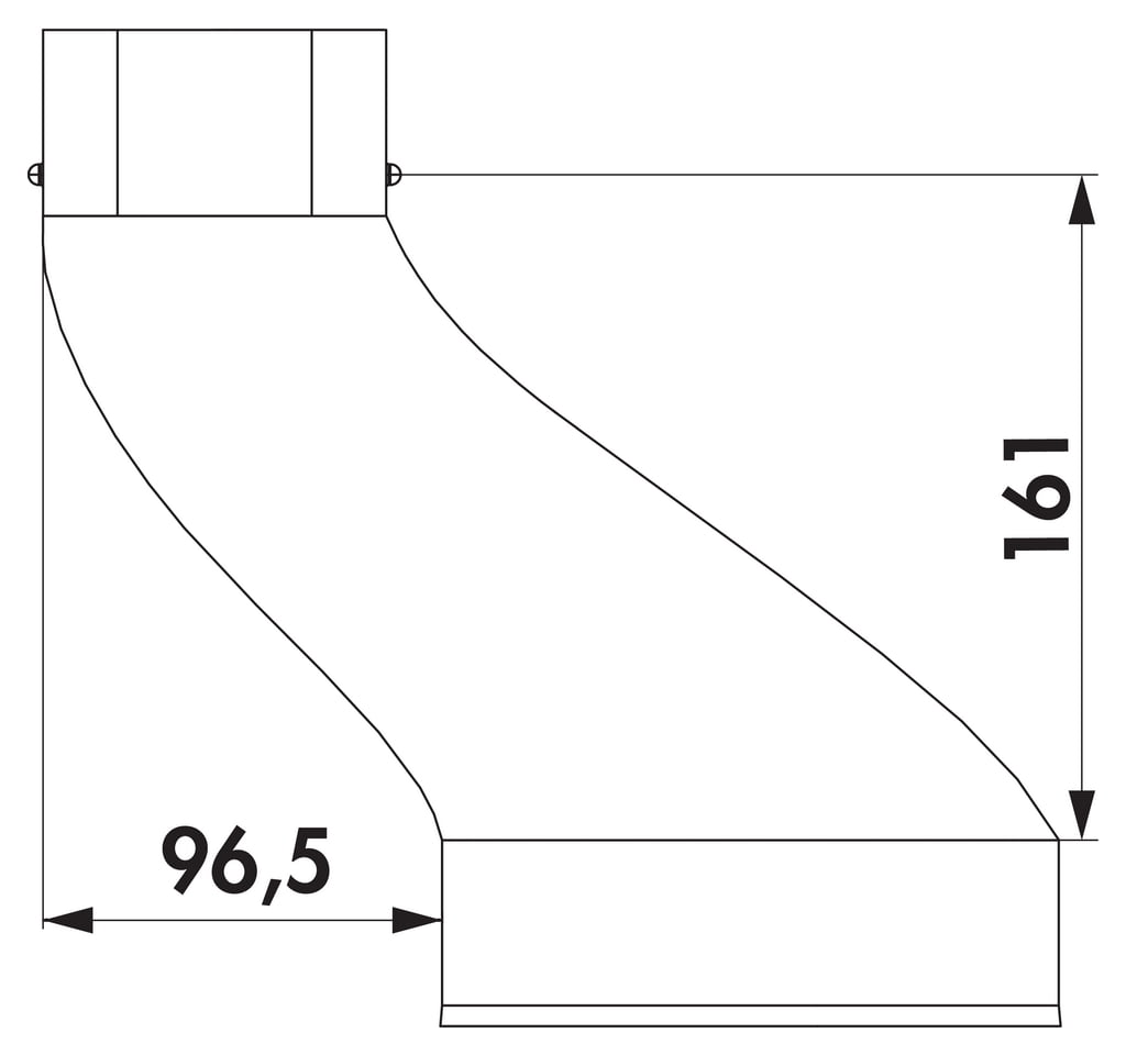SF-VEST verloop rond plat COMPAIR® Steel Flow 150 | Bestel Direct Online