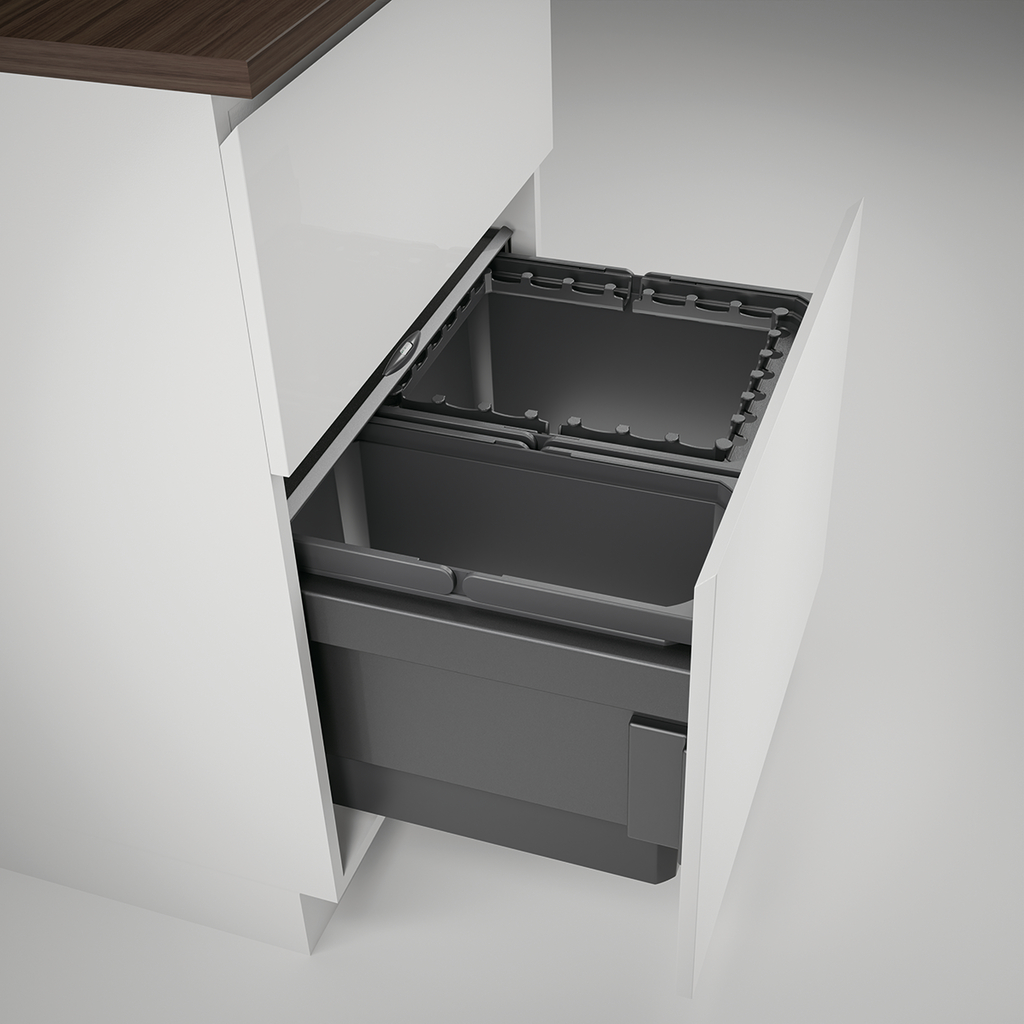 Cox® Base 360 R/600-2, afvalsysteem voor Frontuittreksysteem, antraciet ...