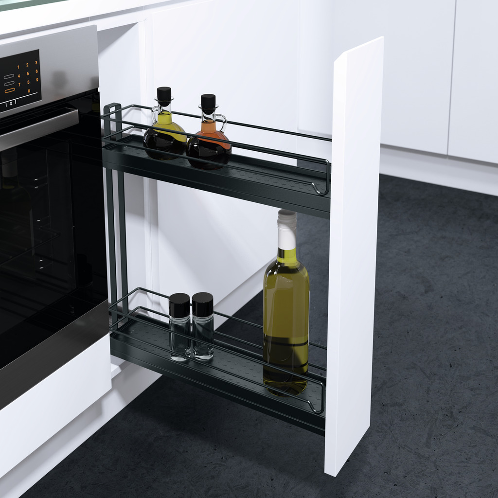 VS SUB Slim opberging, Etage-uittreksysteem, antraciet | Bestel Direct ...