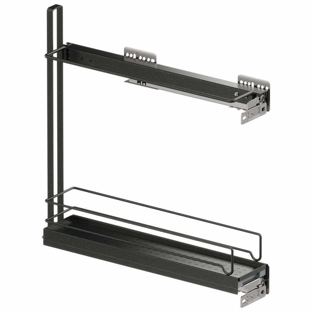 VS SUB Slim bakplaathouder, Etage-uittreksysteem, antraciet | Bestel ...