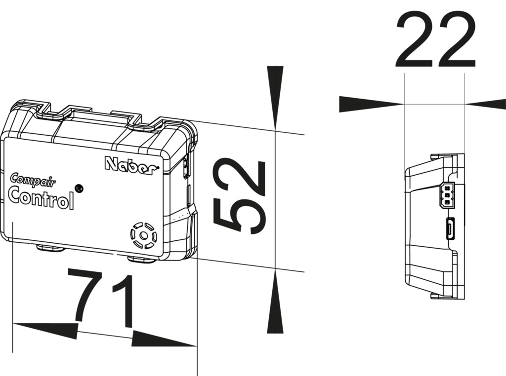 PRIME flow COMPAIR Control®, Luchtafvoertoebehoren, wit | Bestel Direct ...